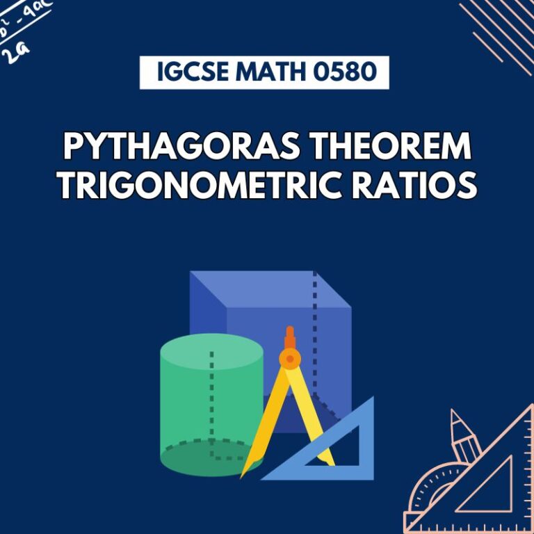 Pythagoras Theorem and Trigonometric Ratios – Mariam With Math